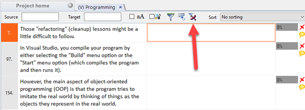 Speeding up Translation: The memoQ Sorting and Filtering Cheat Sheet