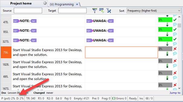 Speeding up Translation: The memoQ Sorting and Filtering Cheat Sheet